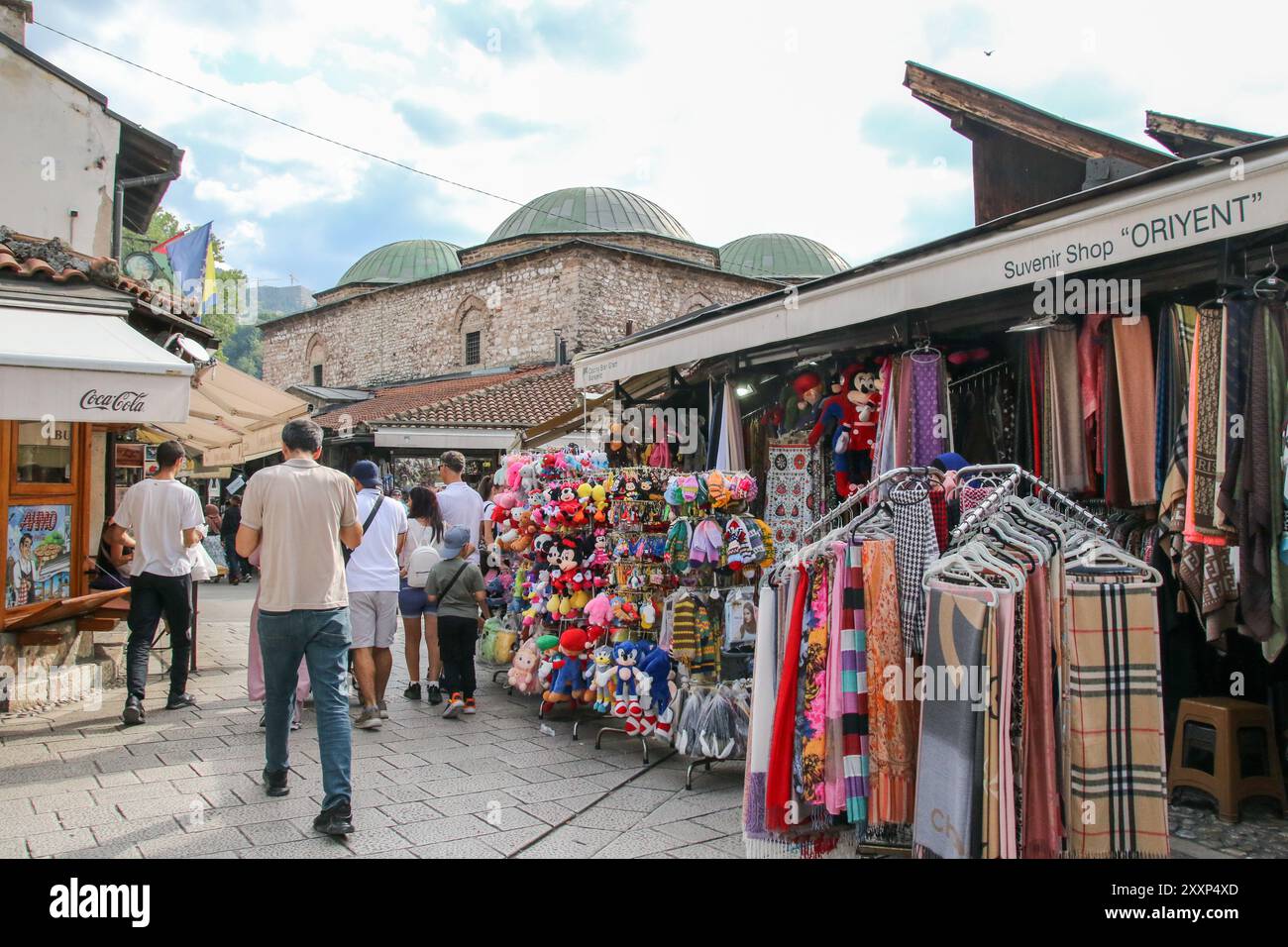 Bascarsija old bazaar, Sarajevo, Bosnia Stock Photo - Alamy