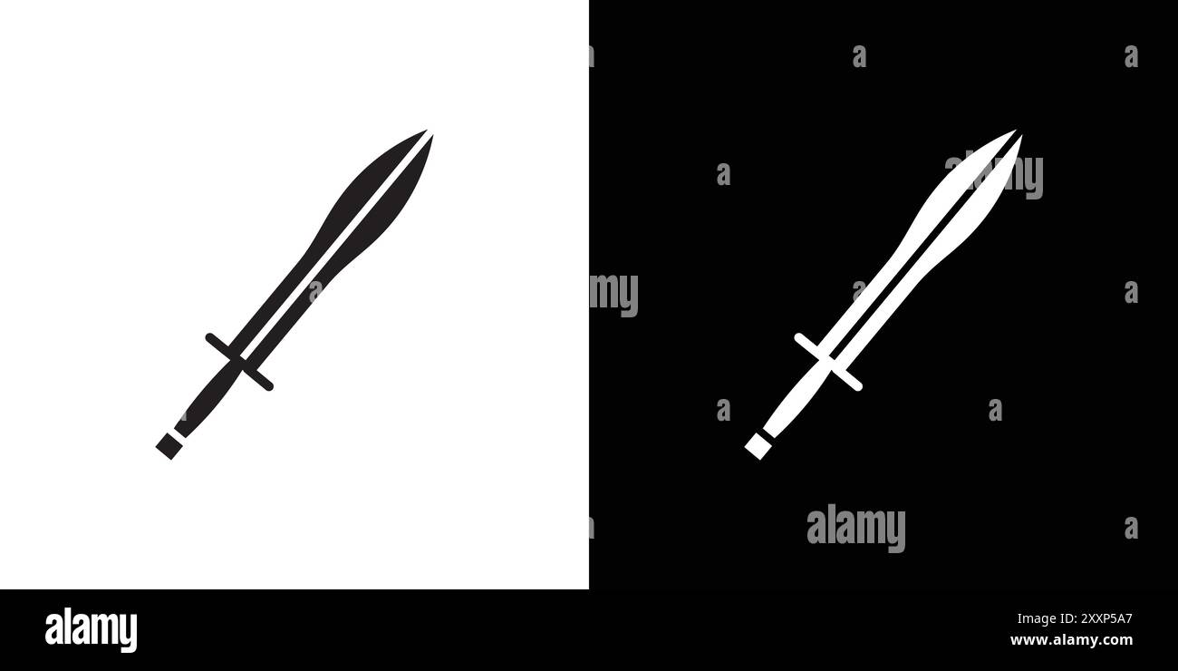 Xifos icon Black line art vector in black and white outline set collection sign Stock Vector ...