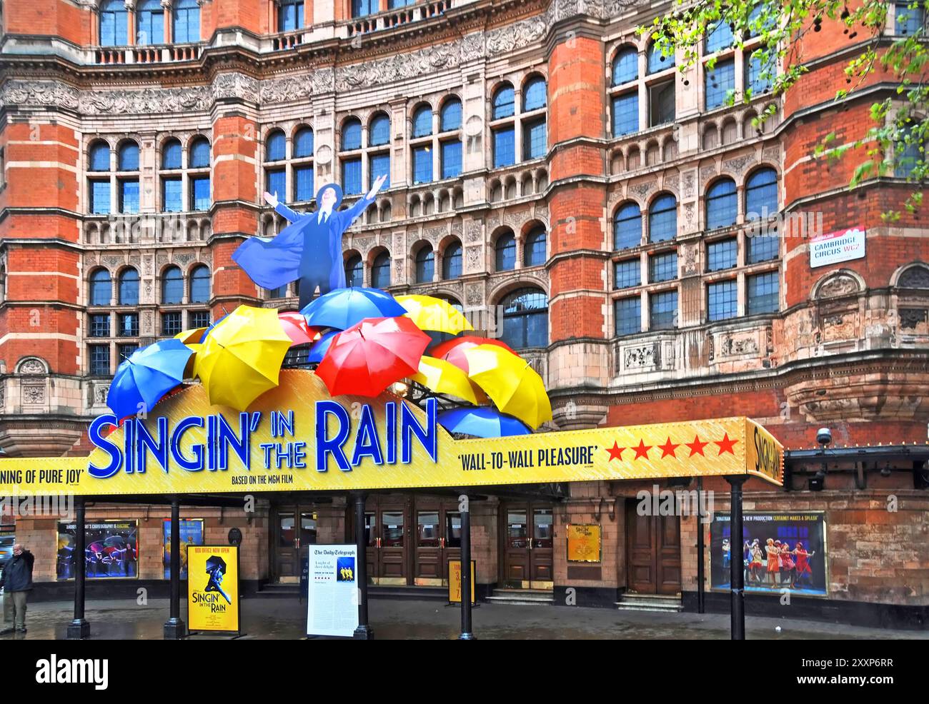 London, United Kingdom - April 219, 2012: Singing In The Rain Musical production at the Palace ...