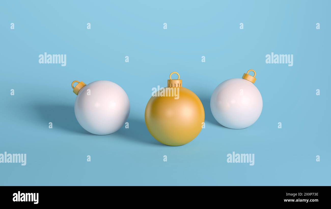 3d render modern christmas hi-res stock photography and images - Alamy