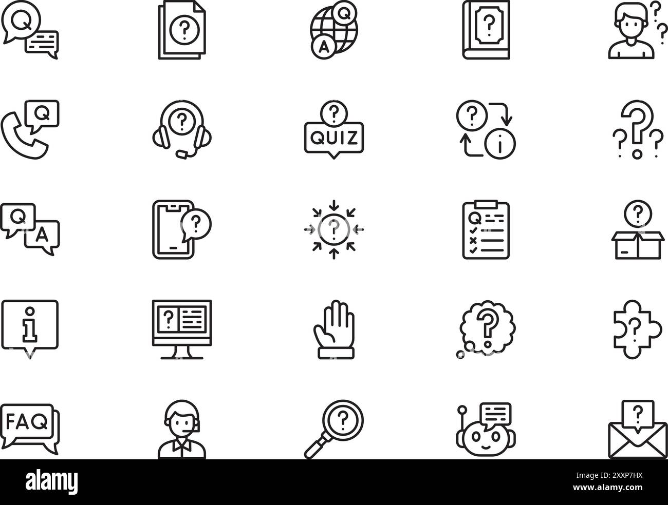 Chatbot icons vector vectors hi-res stock photography and images - Alamy