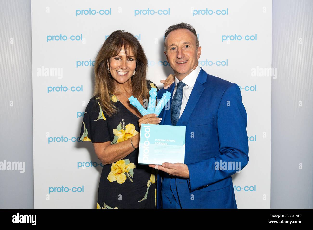 Linda Lusardi at the launch of the Proto-col Marine Collagen Beauty ...