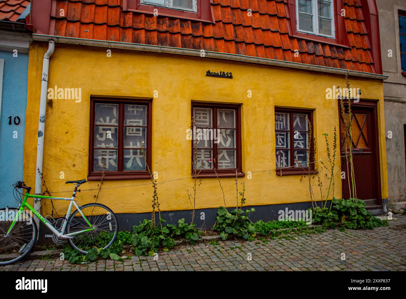 Colorful houses at Gamla Vaster area in Malmo, Sweden Stock Photo - Alamy