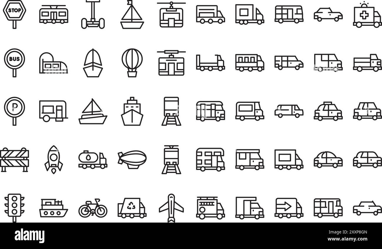 Family transport boat Stock Vector Images - Alamy