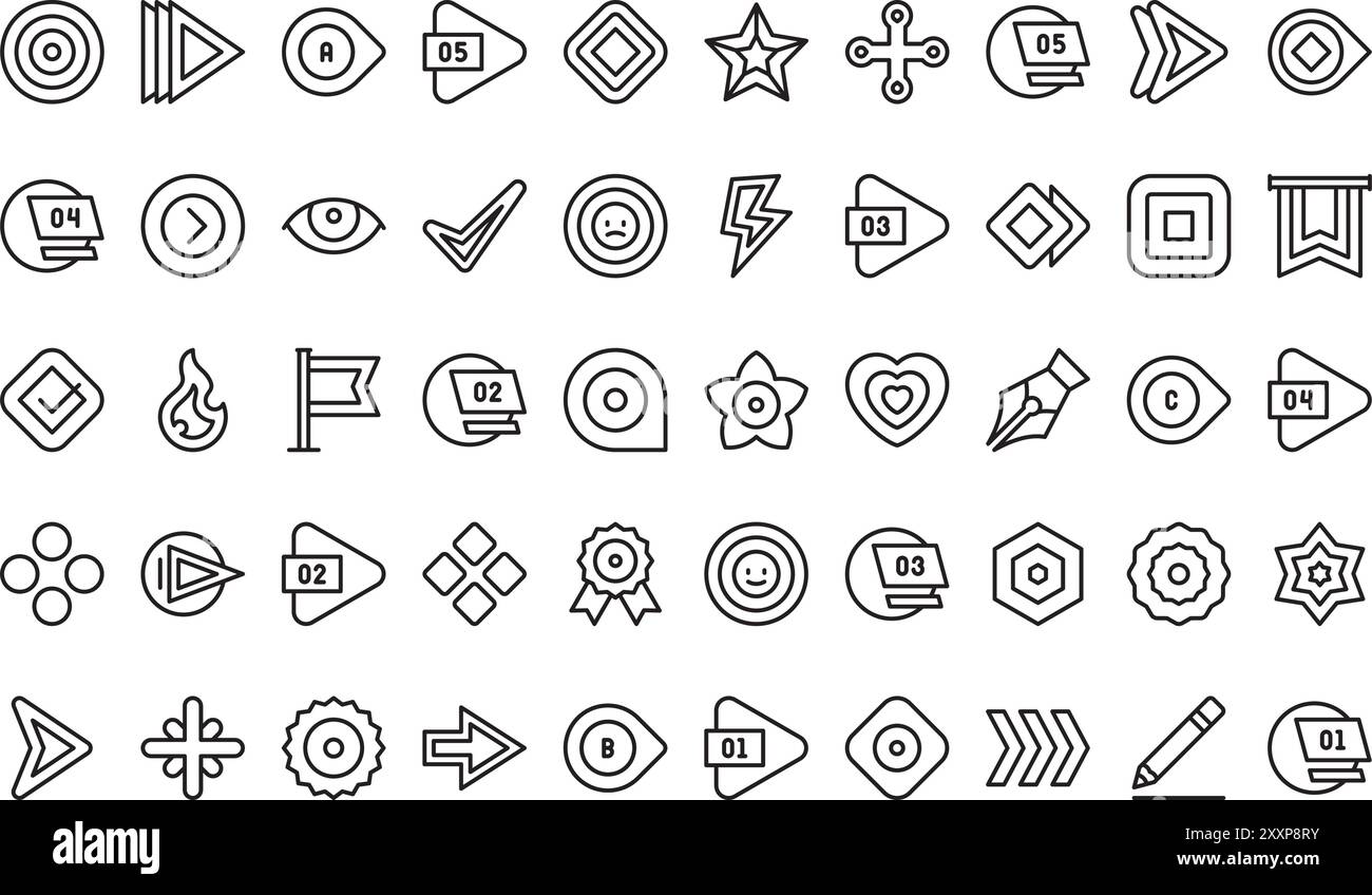 Bullet point arrow Stock Vector Images - Alamy