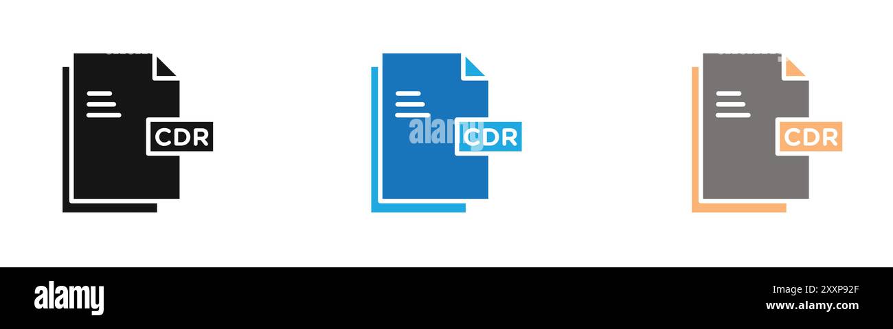 File type cdr Stock Vector Images - Alamy