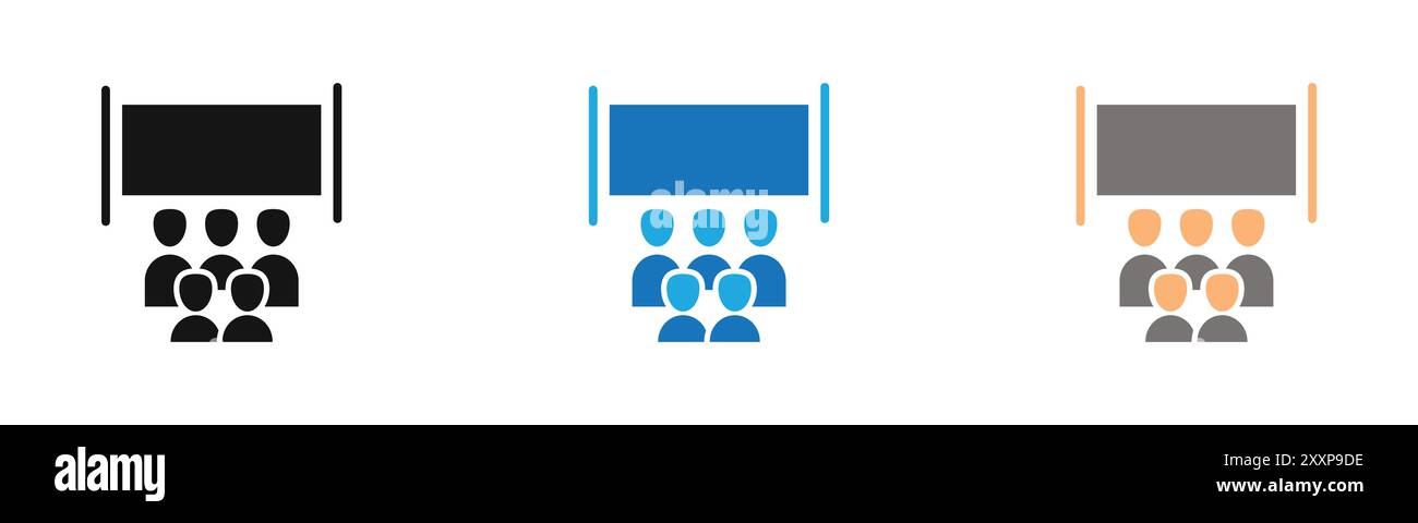 Auditorium lecture theatre seating Stock Vector Images - Alamy