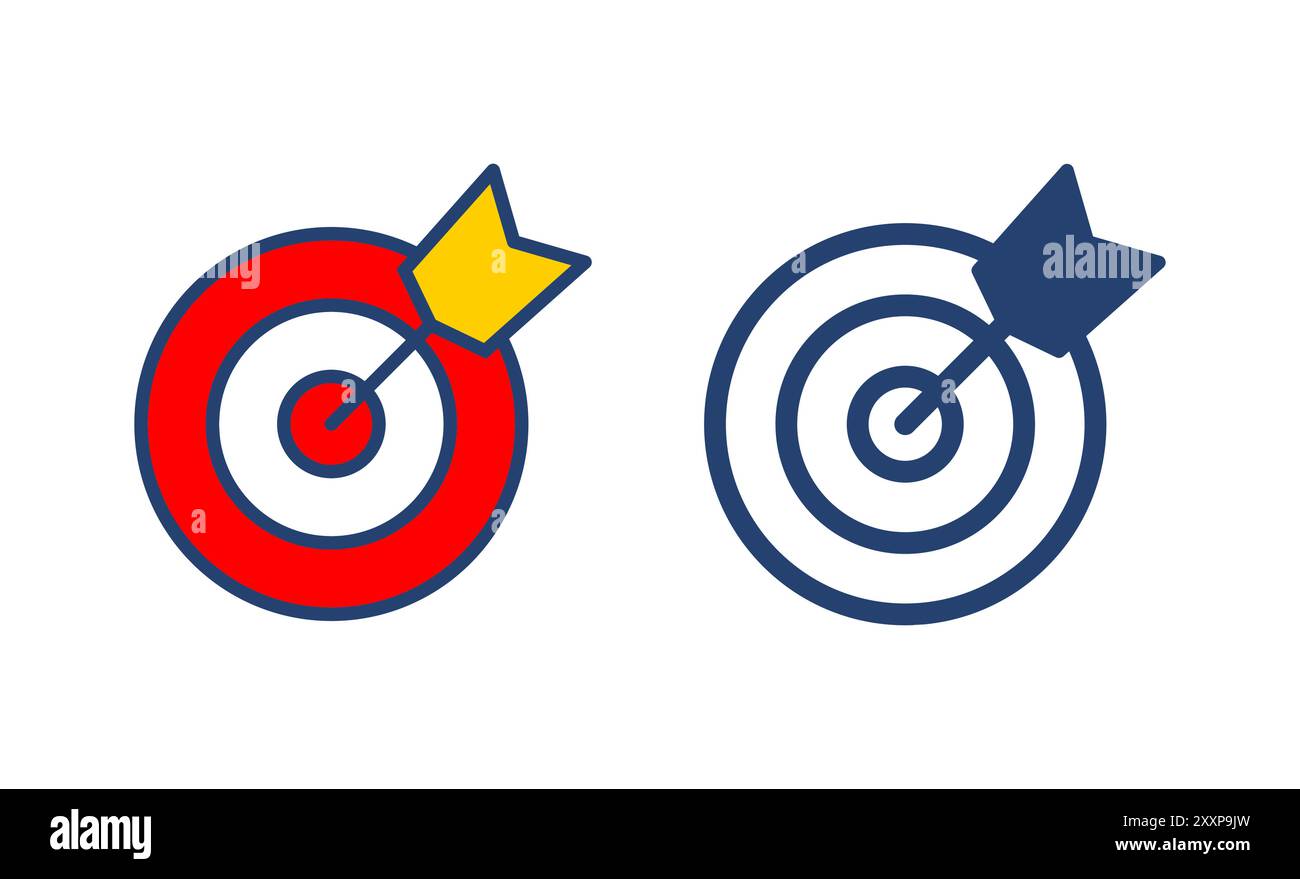 Target icon vector. goal icon vector. target marketing icon vector ...