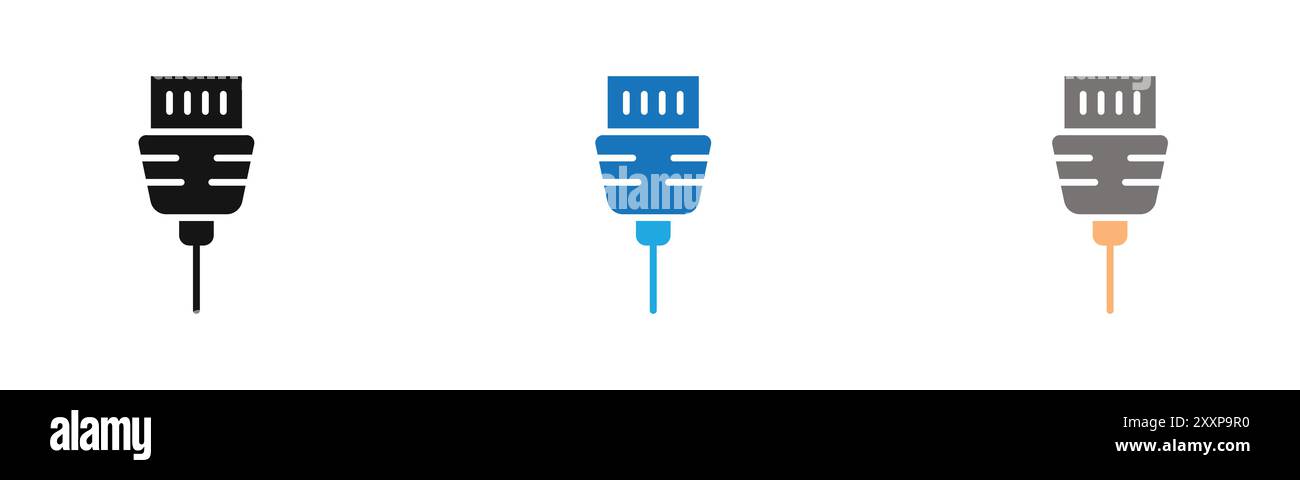 Ethernet Cable Logo Network Cable Icon Bilder: Stock Fotos & Videos.