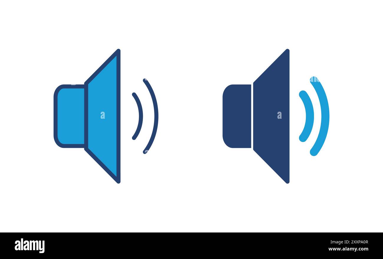 Speaker icon vector. volume icon vector. loudspeaker icon vector. sound ...