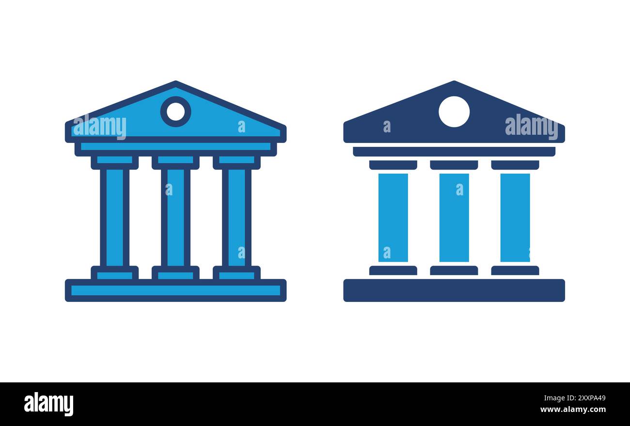 Bank icon vector. bank vector icon, museum, university Stock Vector ...