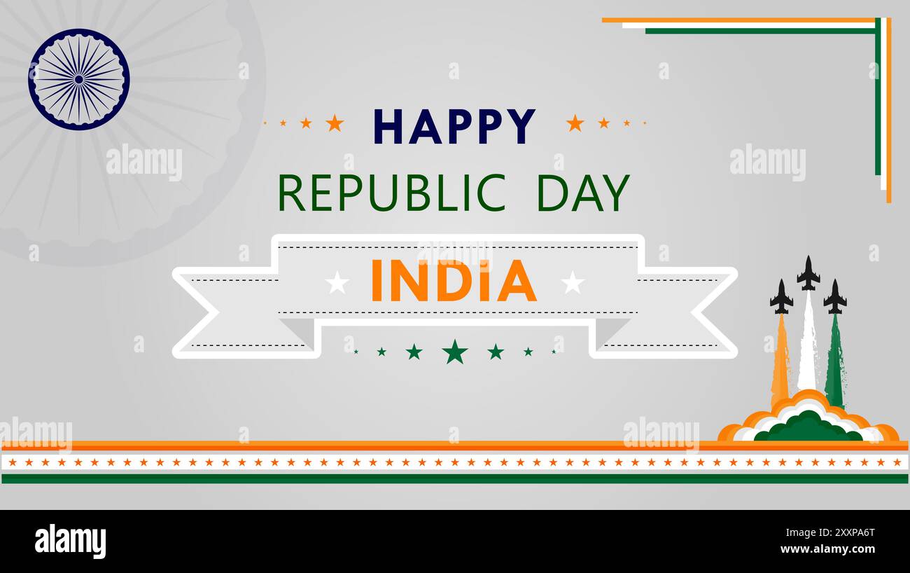Republic day of India celebration background. Vector design Stock ...