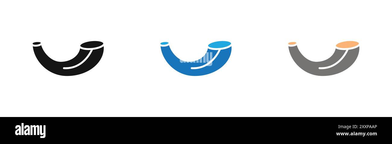 Shofar horn Cut Out Stock Images & Pictures - Alamy