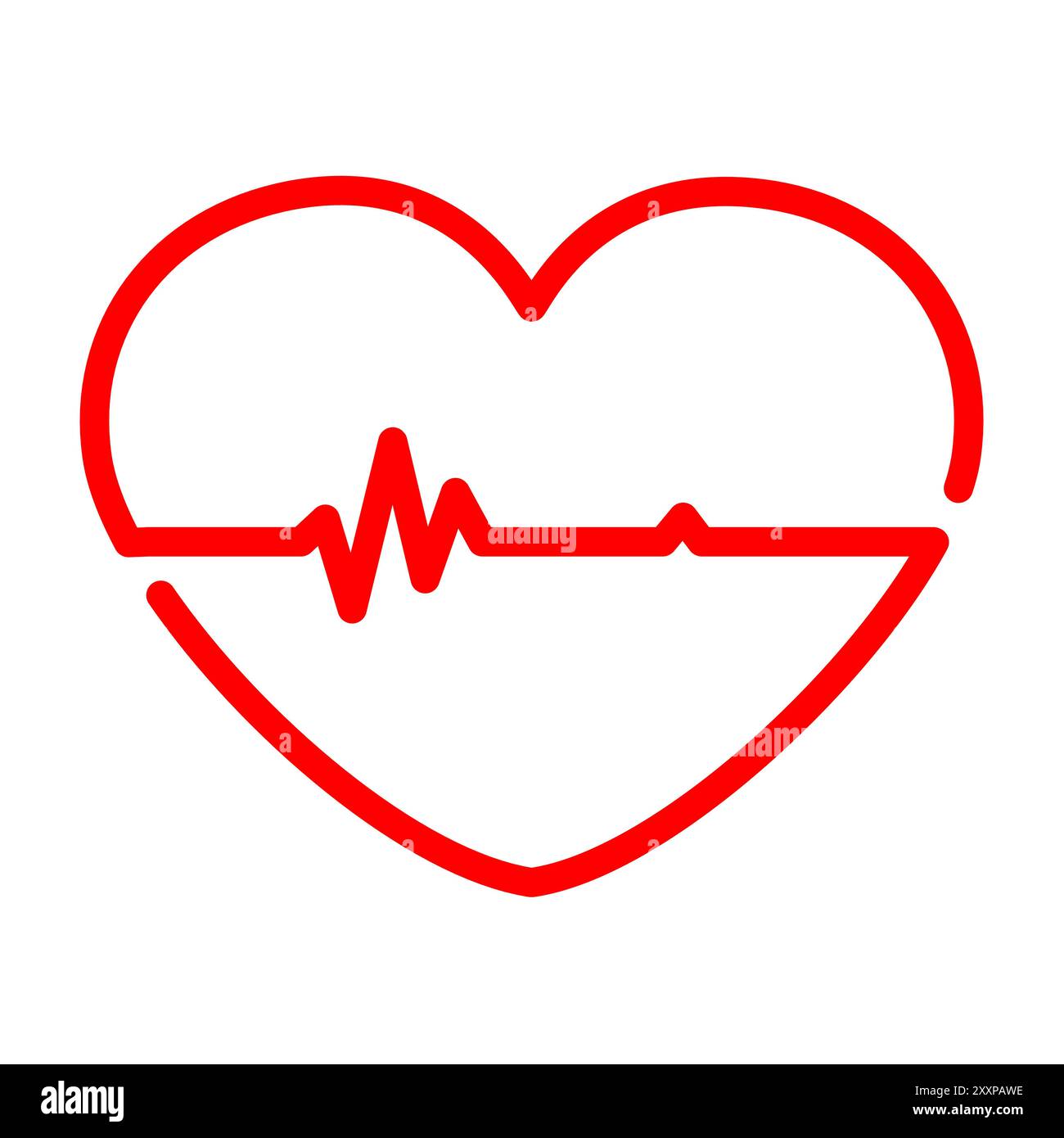 Heart cardiac pacemaker heartbeat wave hi-res stock photography and ...