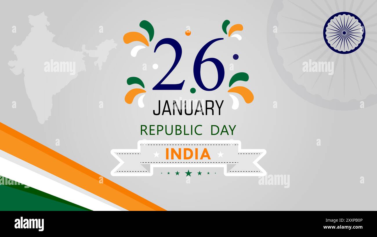 Republic day of India celebration background. Vector design Stock ...