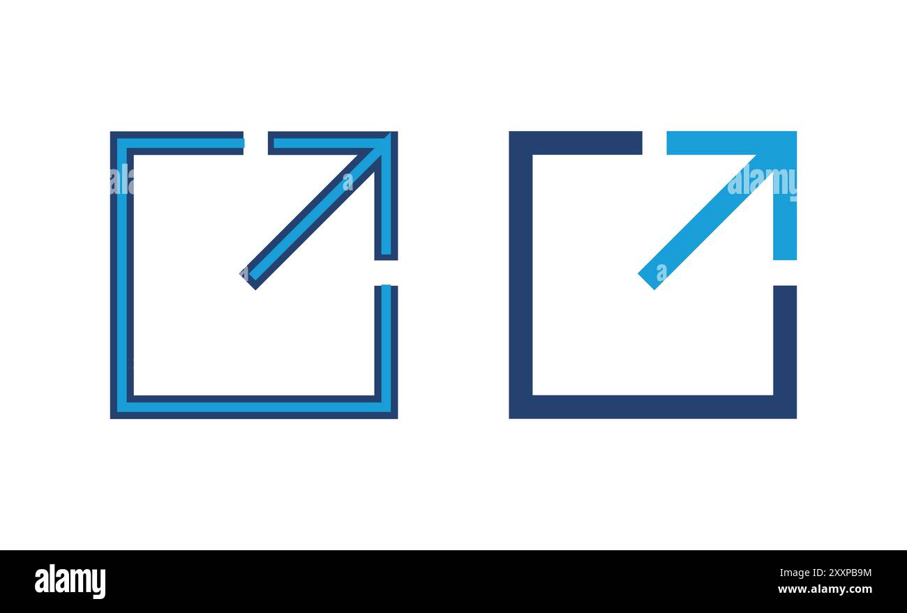 External link icon vector. link icon vector. hyperlink symbol Stock ...