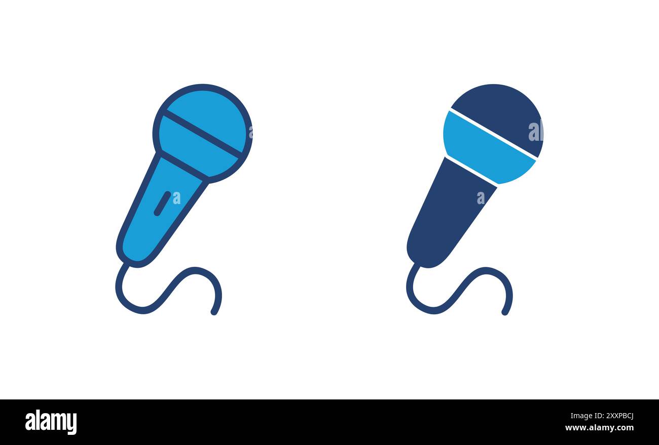 microphone icon vector. karaoke icon vector Stock Vector Image & Art - Alamy