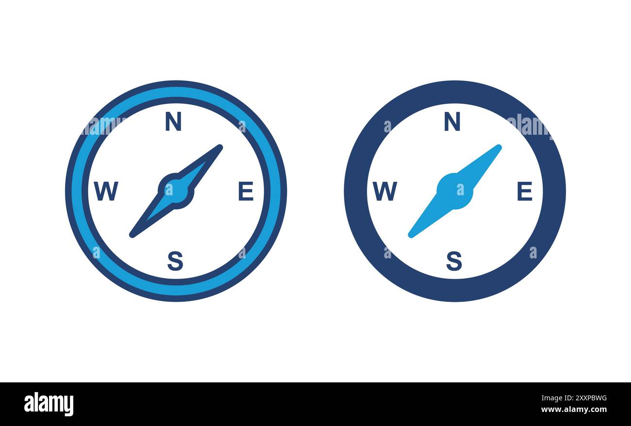 Compass icon vector. arrow compass icon vector Stock Vector Image & Art ...