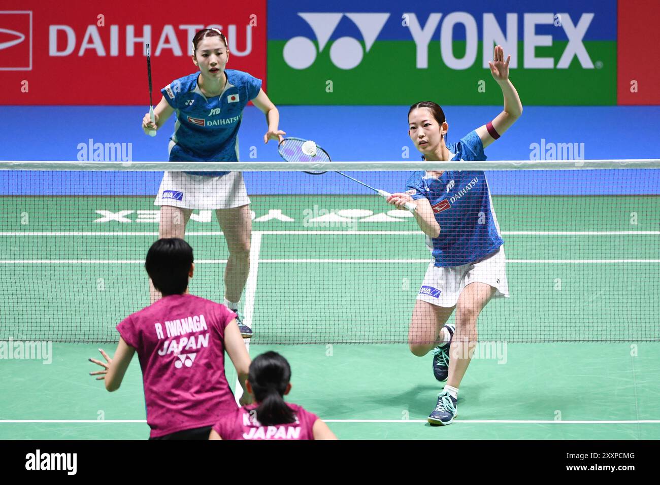 Kanagawa, Japan. 23rd Aug, 2024. Nami Matsuyama (JPN), Chiharu Shida ...