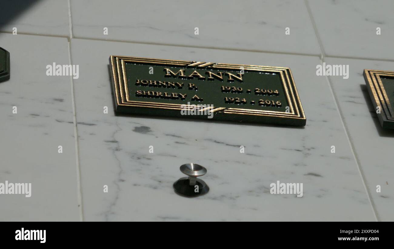Los Angeles, California, USA 23rd August 2024 Actor Johnny Mann Grave ...