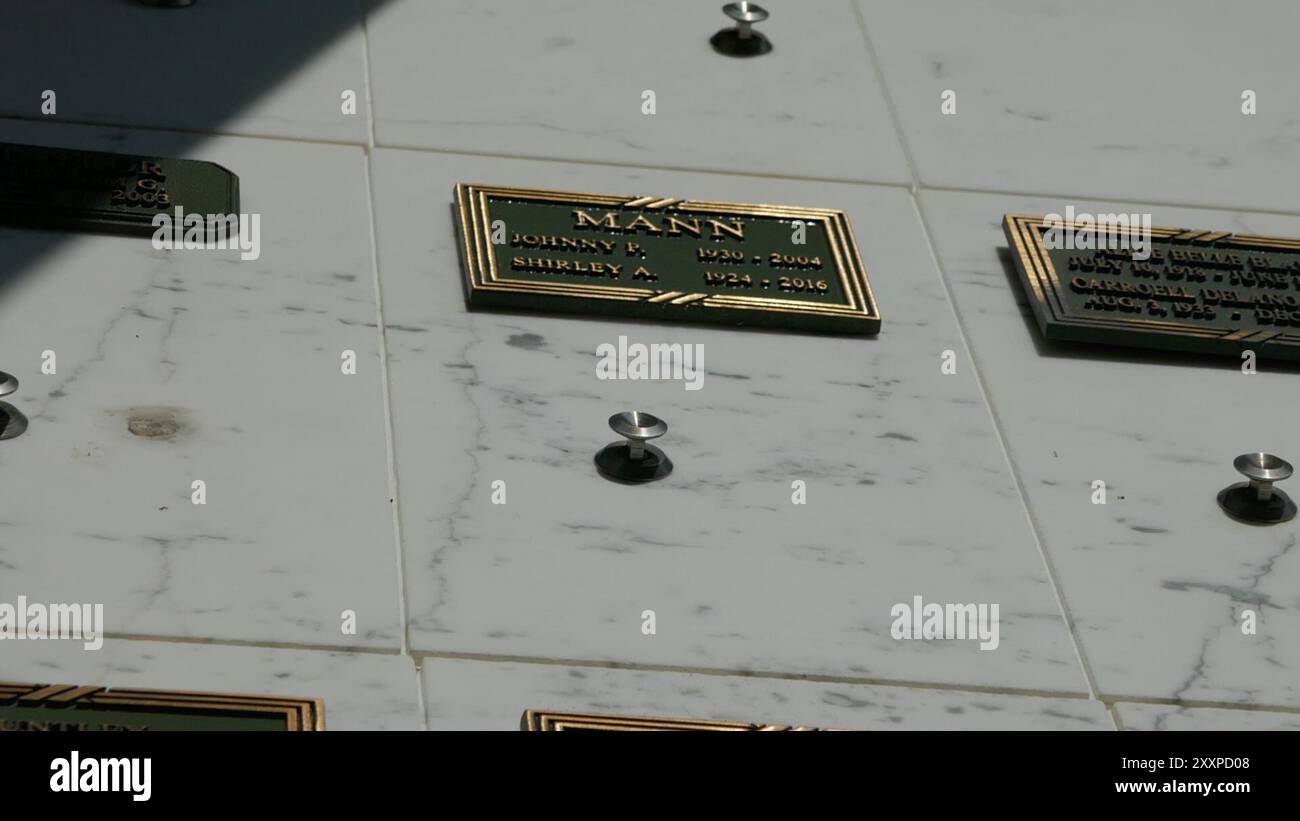 Los Angeles, California, USA 23rd August 2024 Actor Johnny Mann Grave ...