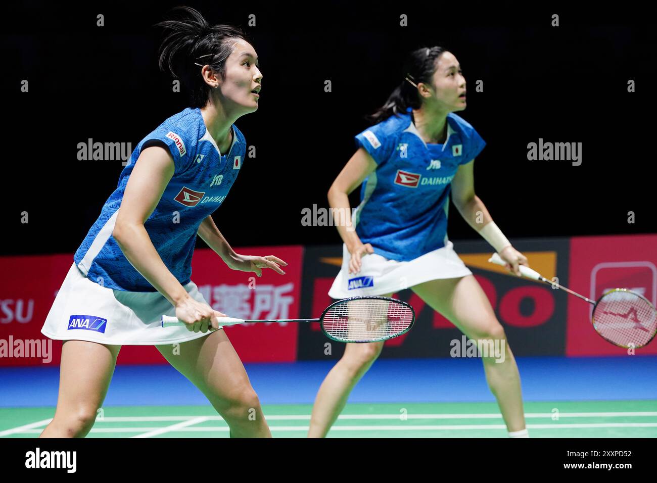 Kanagawa, Japan. 24th Aug, 2024. Rin Iwanaga (JPN), Kie Nakanishi (JPN) Badminton : Daihatsu ...