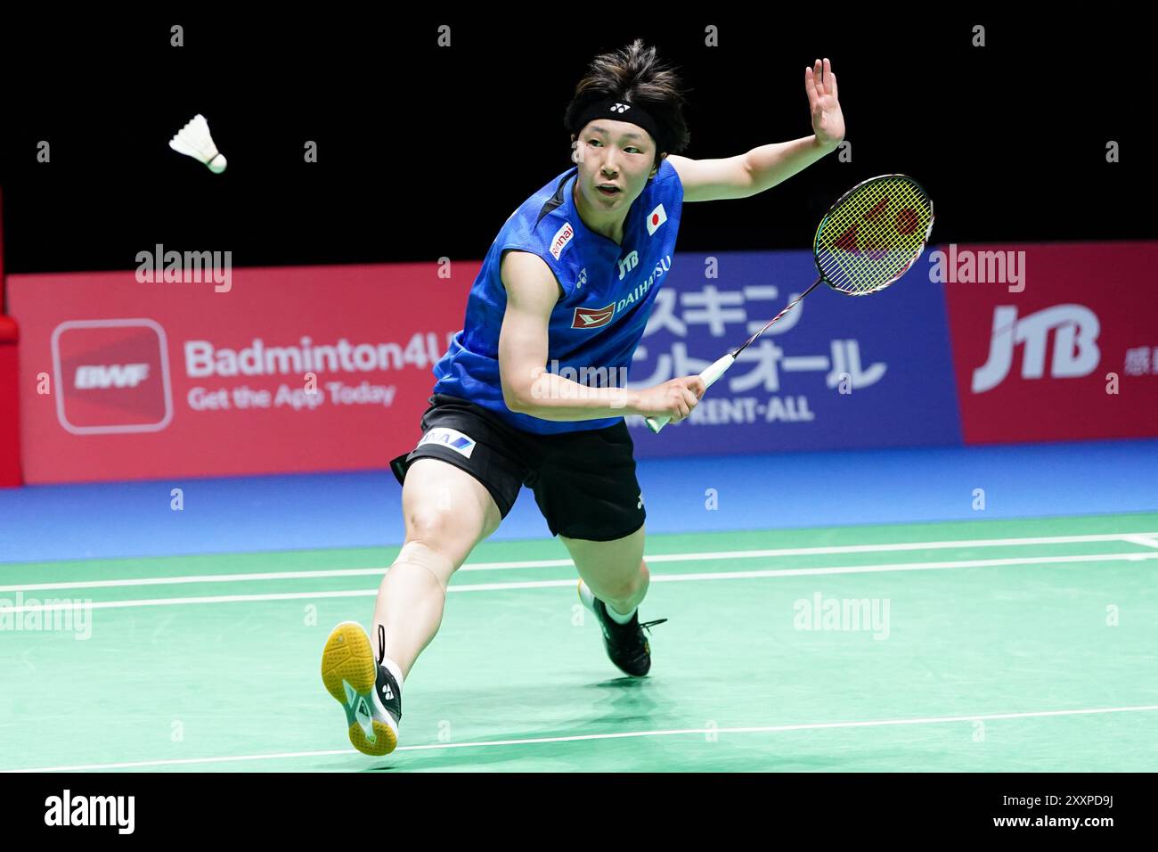 Kanagawa, Japan. 24th Aug, 2024. Akane Yamaguchi (JPN) Badminton : Daihatsu Japan Open 2024 ...