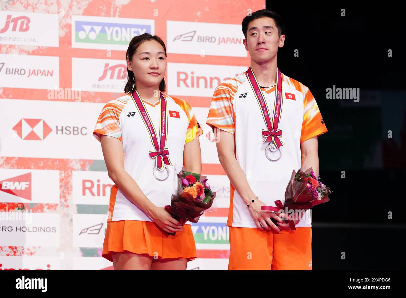 Kanagawa, Japan. 25th Aug, 2024. Tang Chun Man (HKG), Tse Ying Suet ...