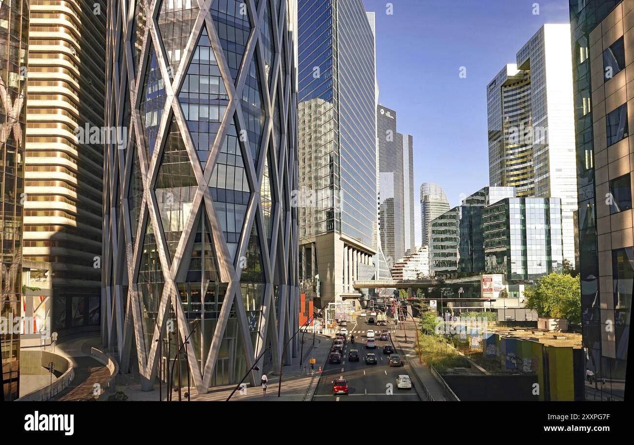 Office buildings, perspective, structures, construction site Stock ...