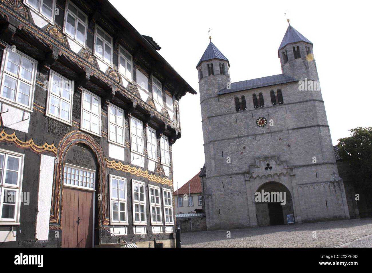 Bad Gandersheim collegiate church Stock Photo - Alamy