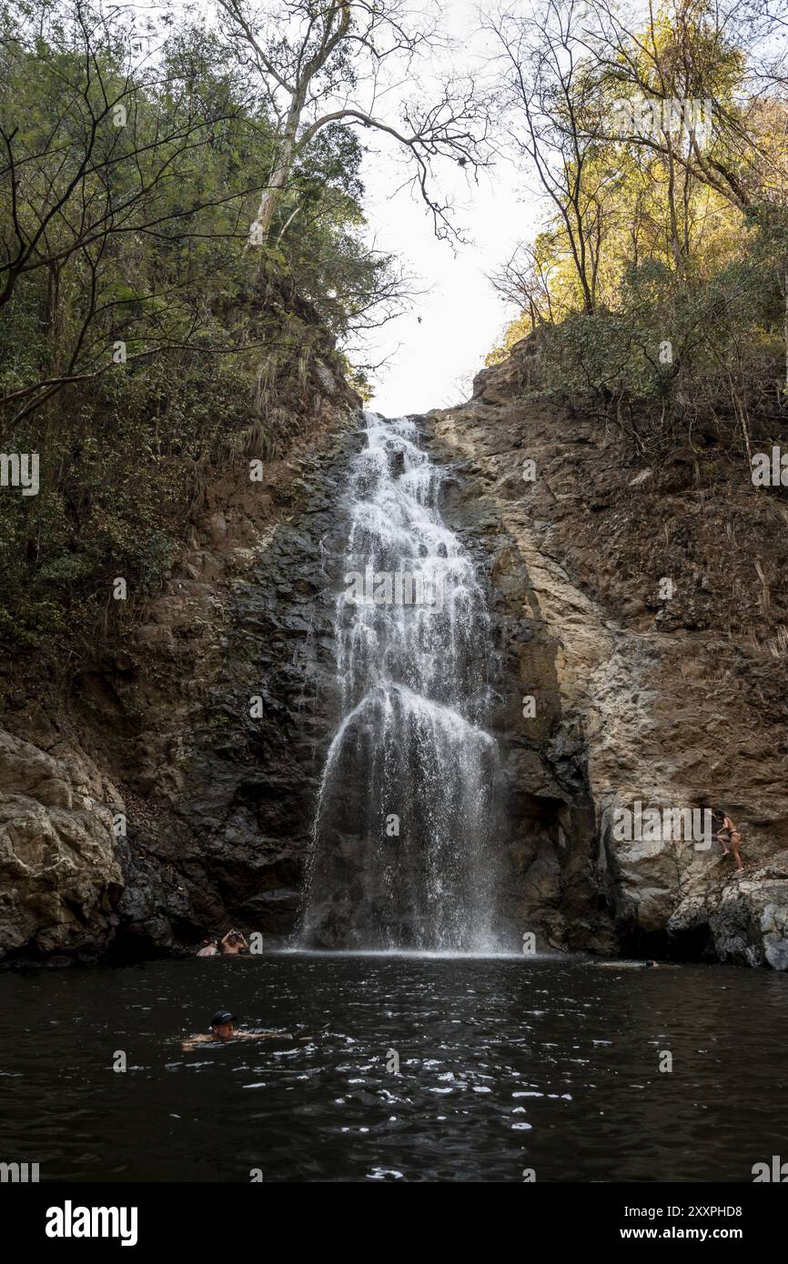 Cascada Montezuma waterfall, Montezuma, Nicoya Peninsula, Puntarenas ...