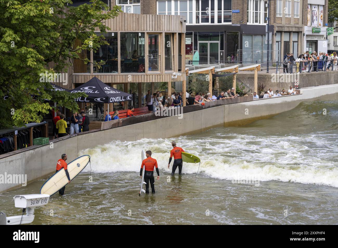 Surfing facility in the city centre of Rotterdam, Rif010, supposedly ...