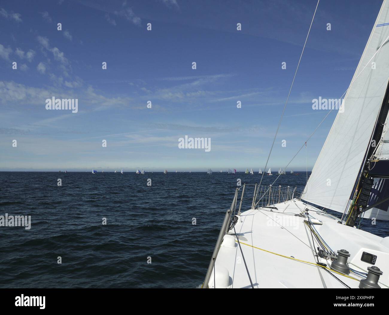 Heeling sailing boat hi-res stock photography and images - Alamy