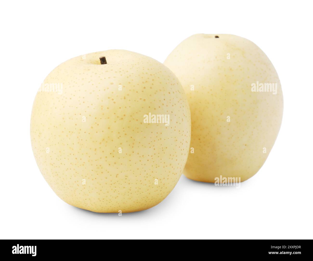 Delicious fresh apple pears isolated on white Stock Photo - Alamy