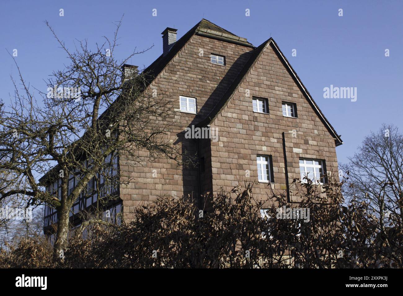 Catholic rectory Falkenhagen Stock Photo - Alamy
