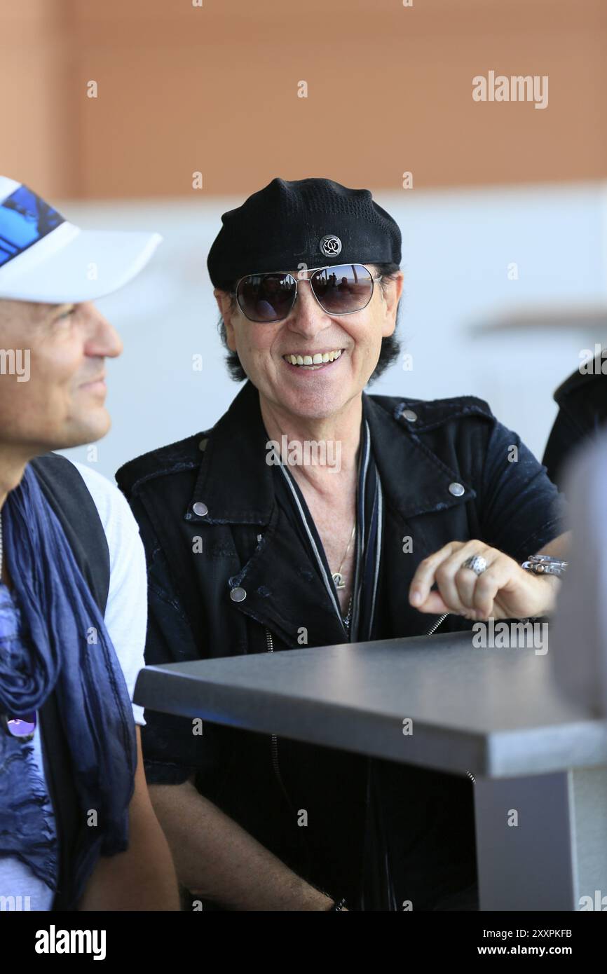 Press conference of the rock band Scorpions in front of a concert in ...