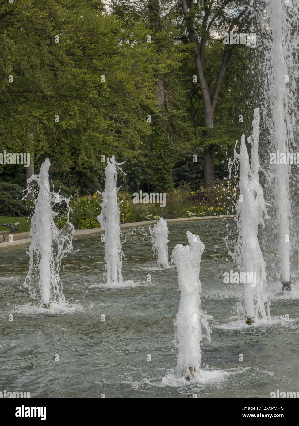 Fontaine in the health resort park hi-res stock photography and images ...