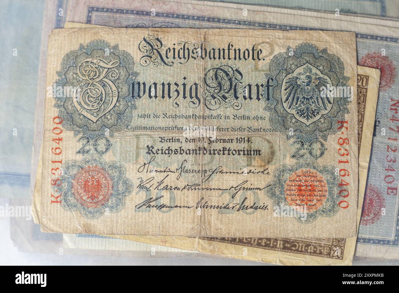 20 mark note hi-res stock photography and images - Alamy