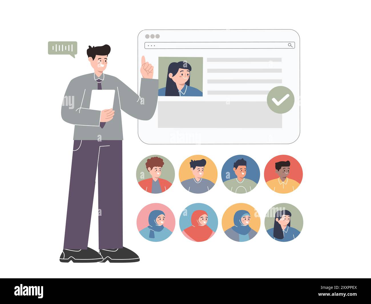 candidate resume checking selection hire hiring recruitment analyzing ...
