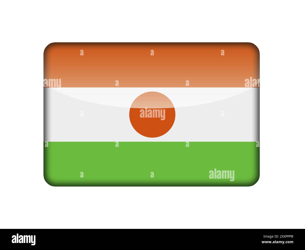 Republic niger flag in Cut Out Stock Images & Pictures - Alamy