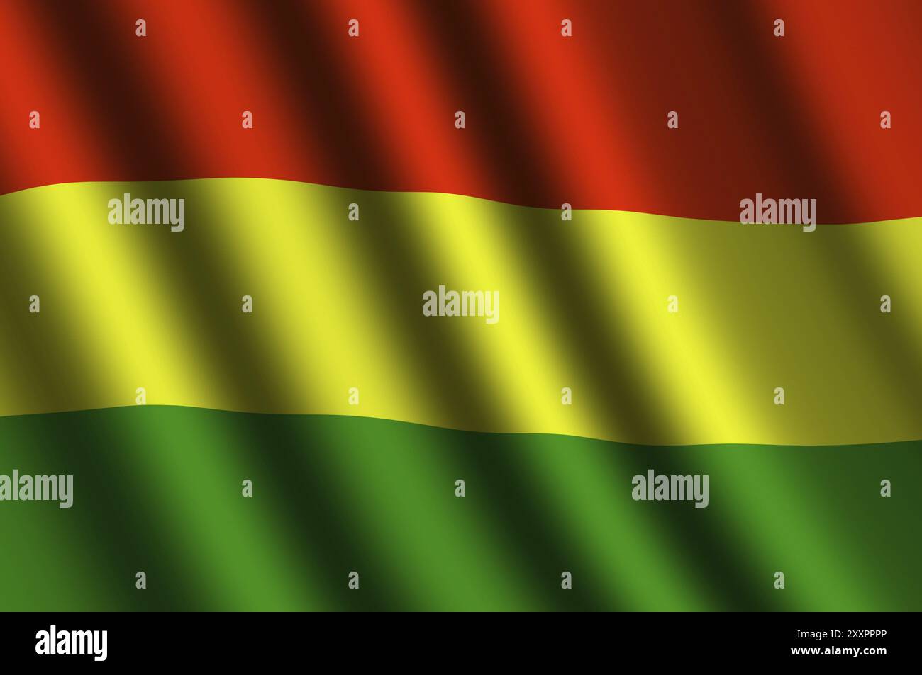 The Bolivian flag flying in the wind Stock Photo - Alamy