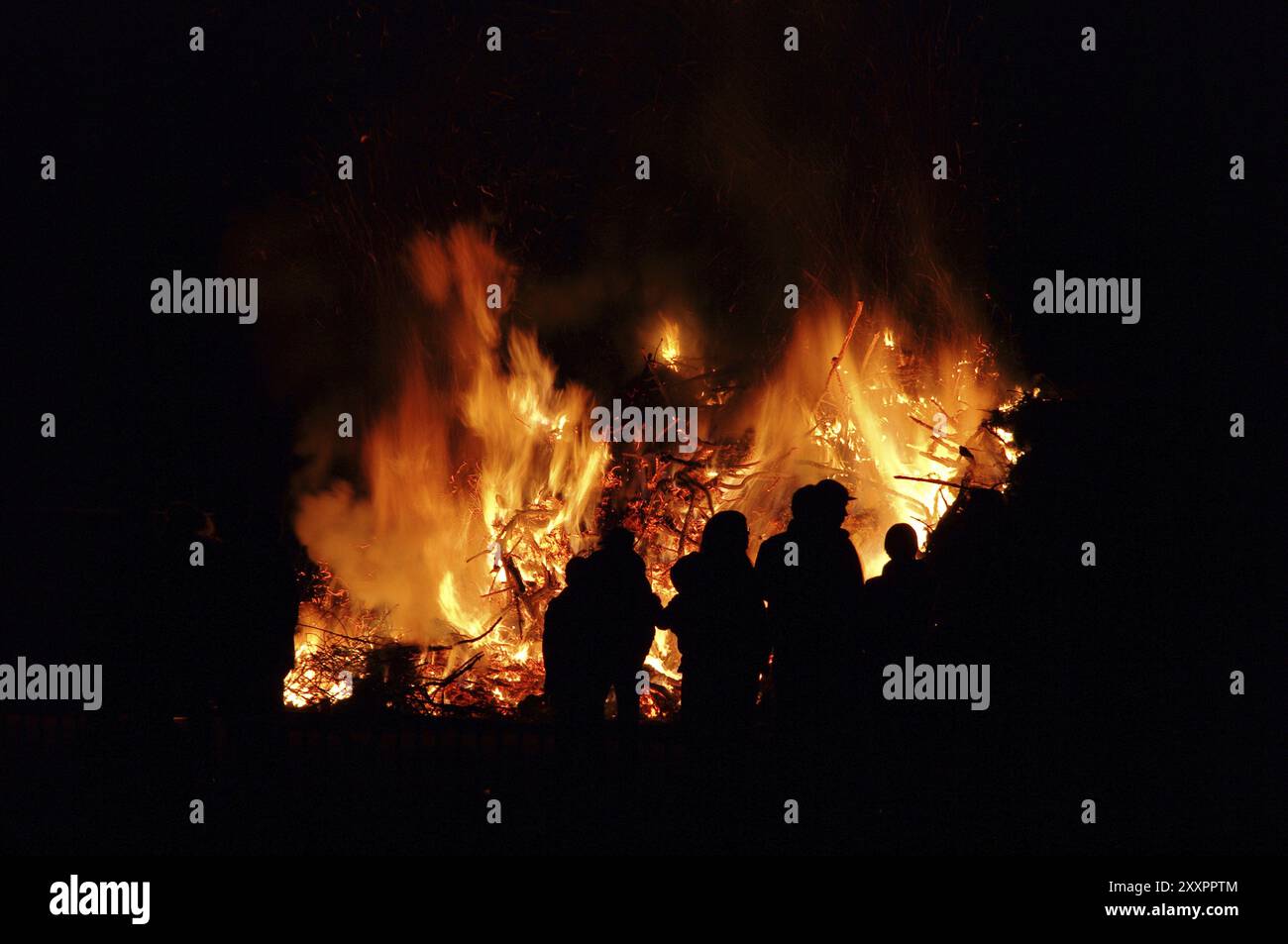 Witches' bonfire, Walpurgis Night bonfire 58 Stock Photo - Alamy