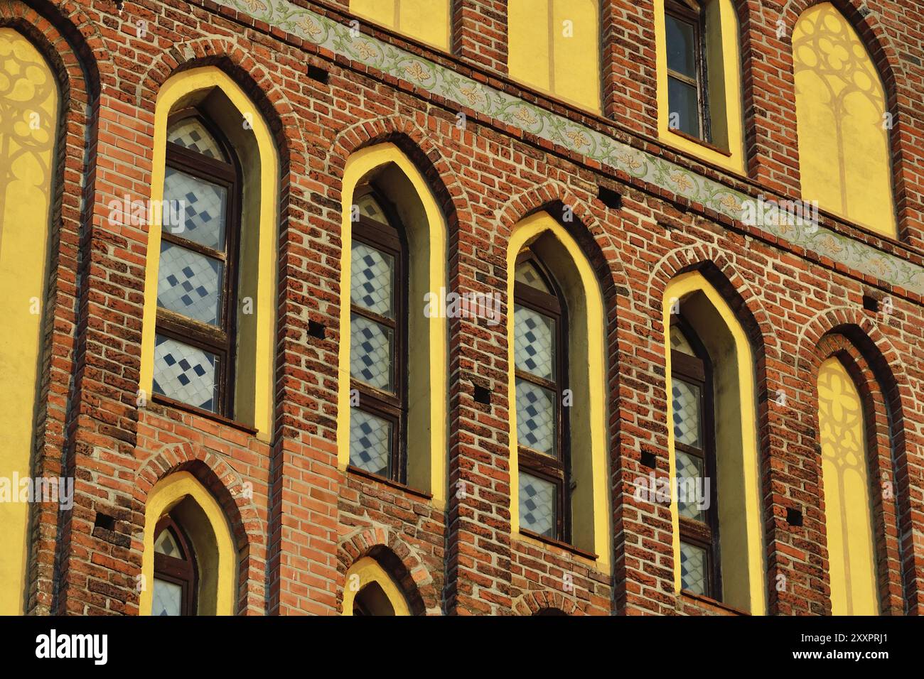 Fragment of the facade of the Koenigsberg Cathedral on the Kneiphof ...