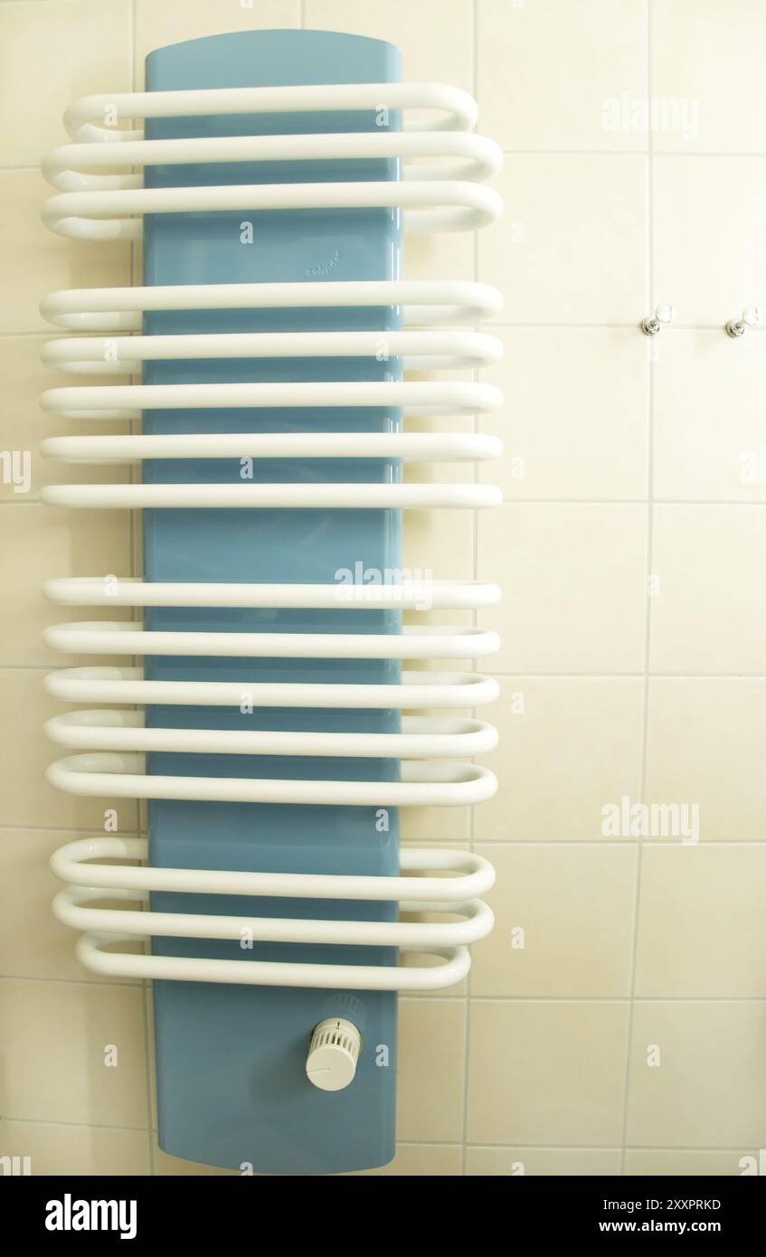 Bathroom radiator in modern style Stock Photo - Alamy