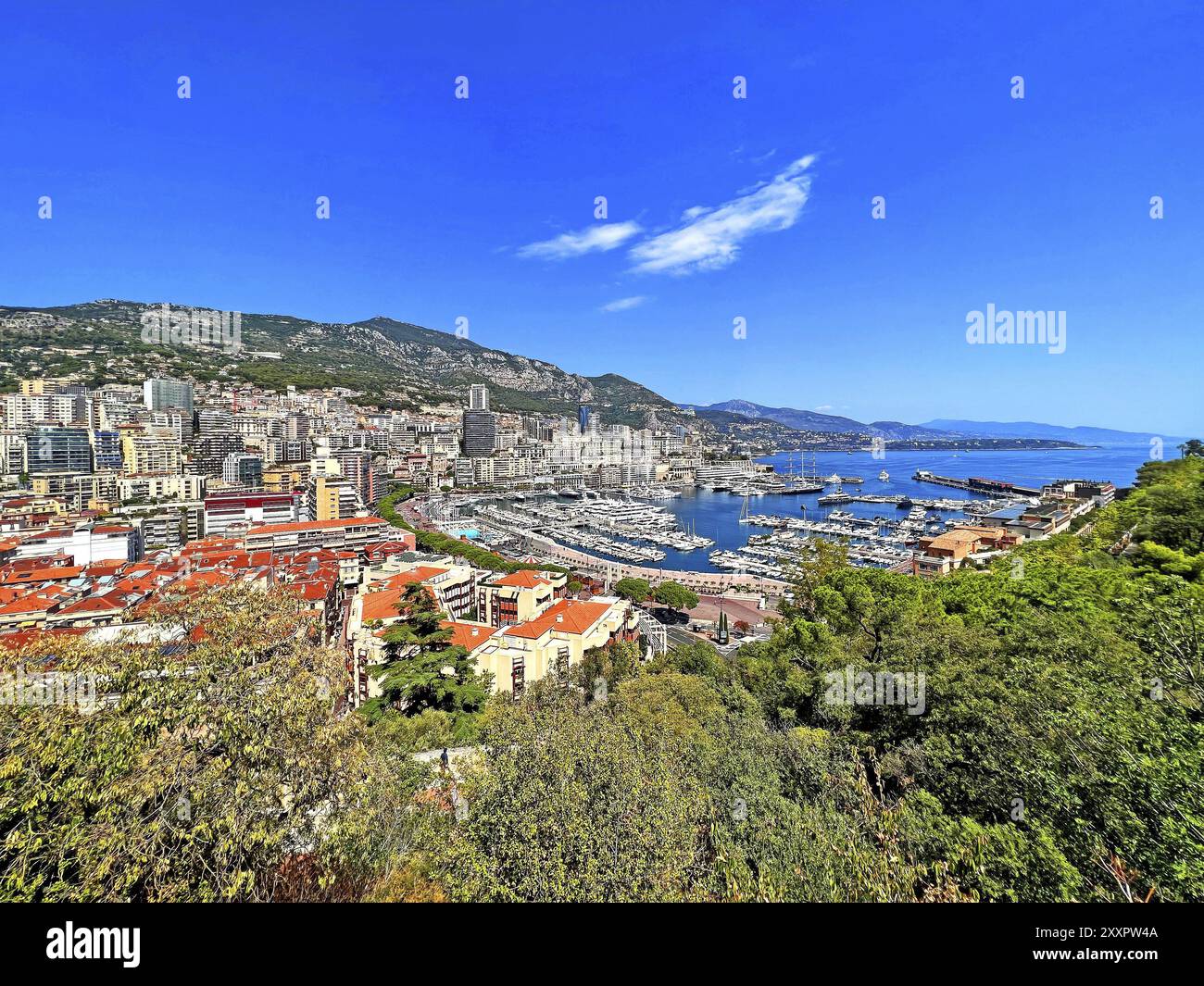 Harbour overview, Monaco, Europe Stock Photo - Alamy