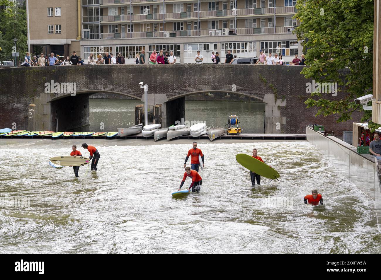 Surfing facility in the city centre of Rotterdam, Rif010, supposedly ...