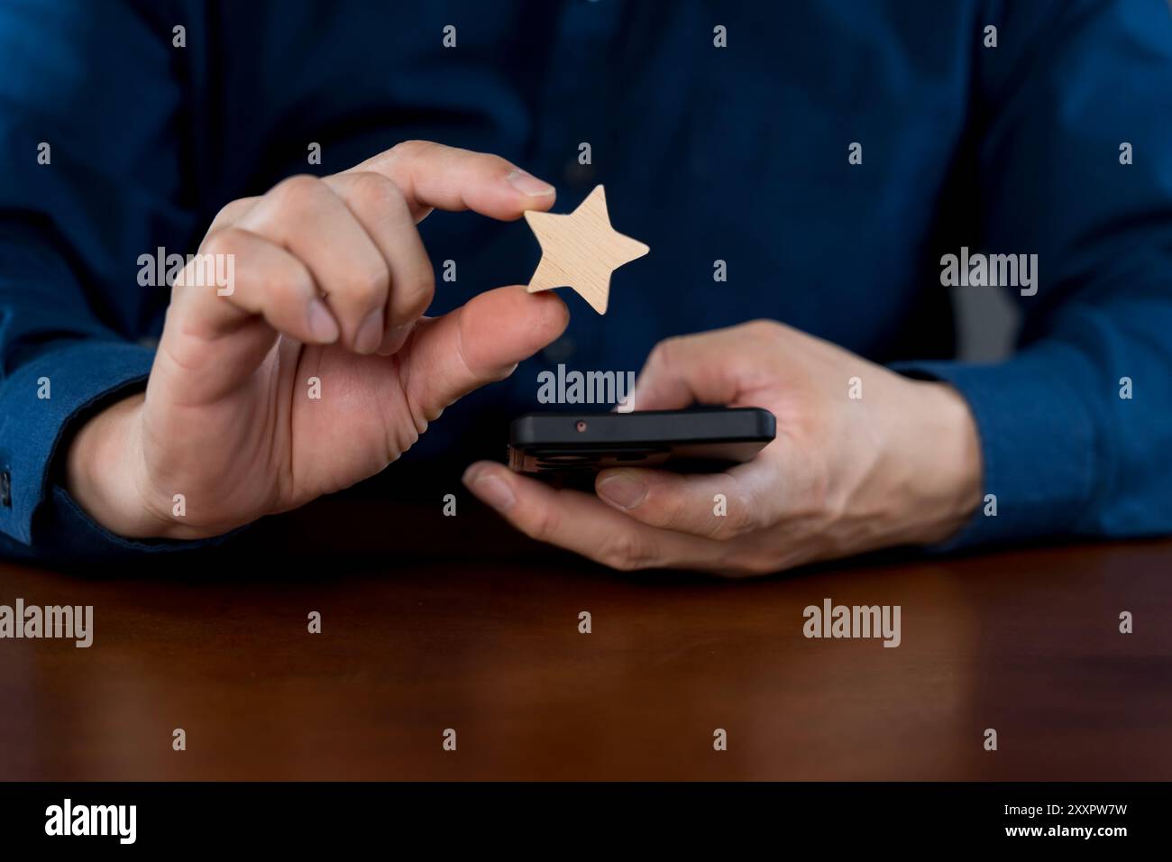 Customer Experience dissatisfied Concept. Bad review and service ...