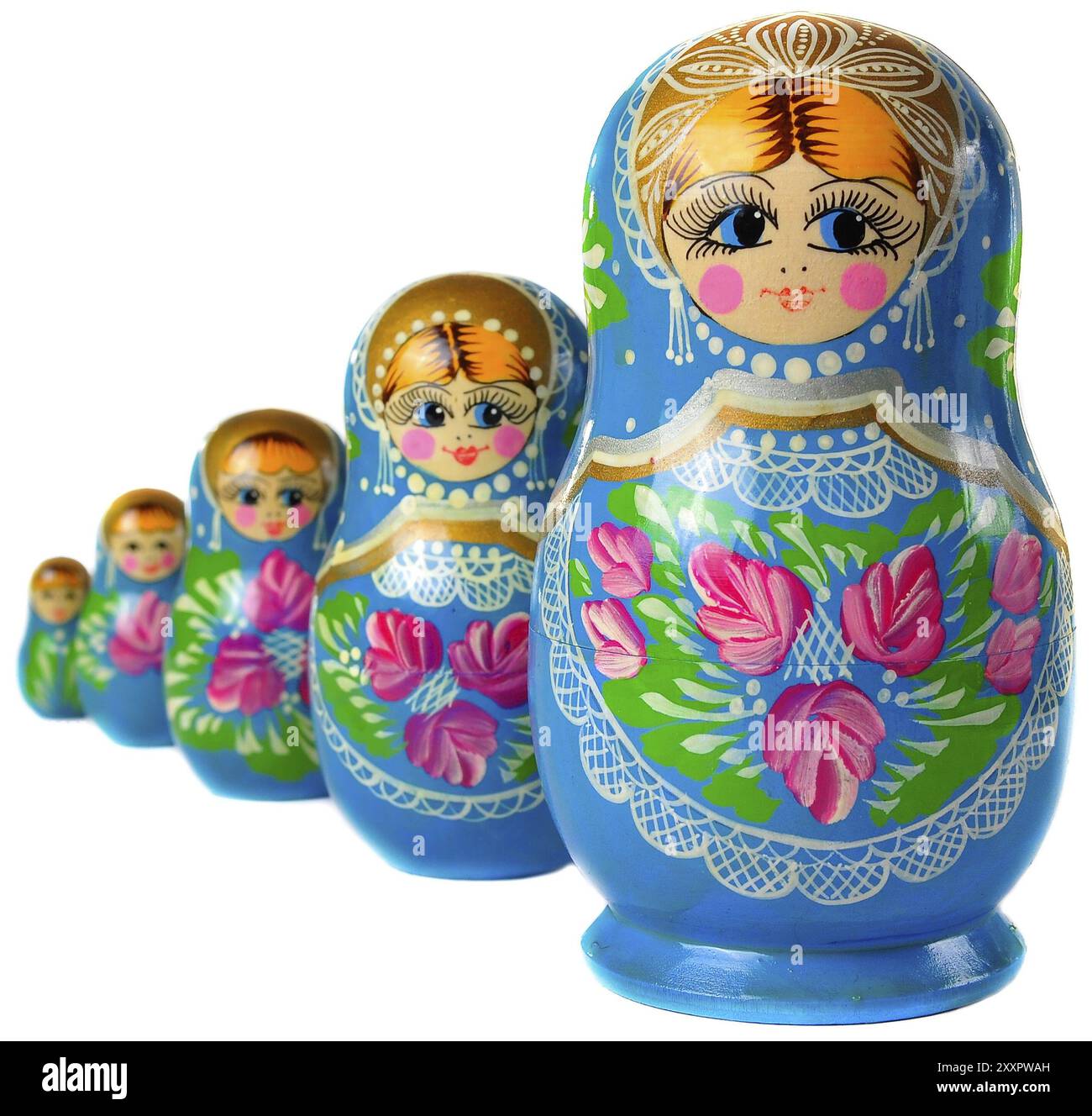 Matrioska Russian Doll, side by side Stock Photo - Alamy