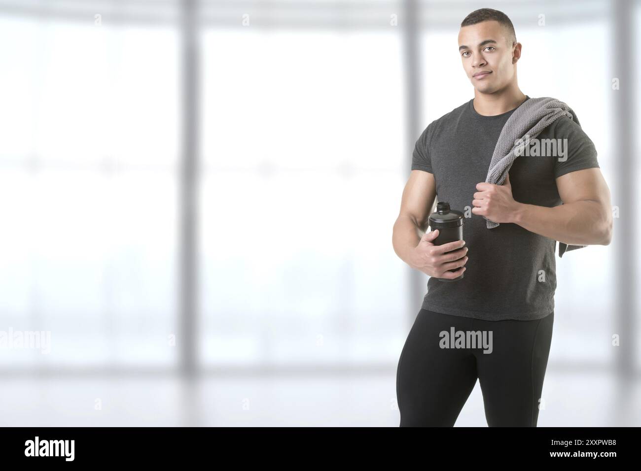Guy after workout in gym hi-res stock photography and images - Alamy