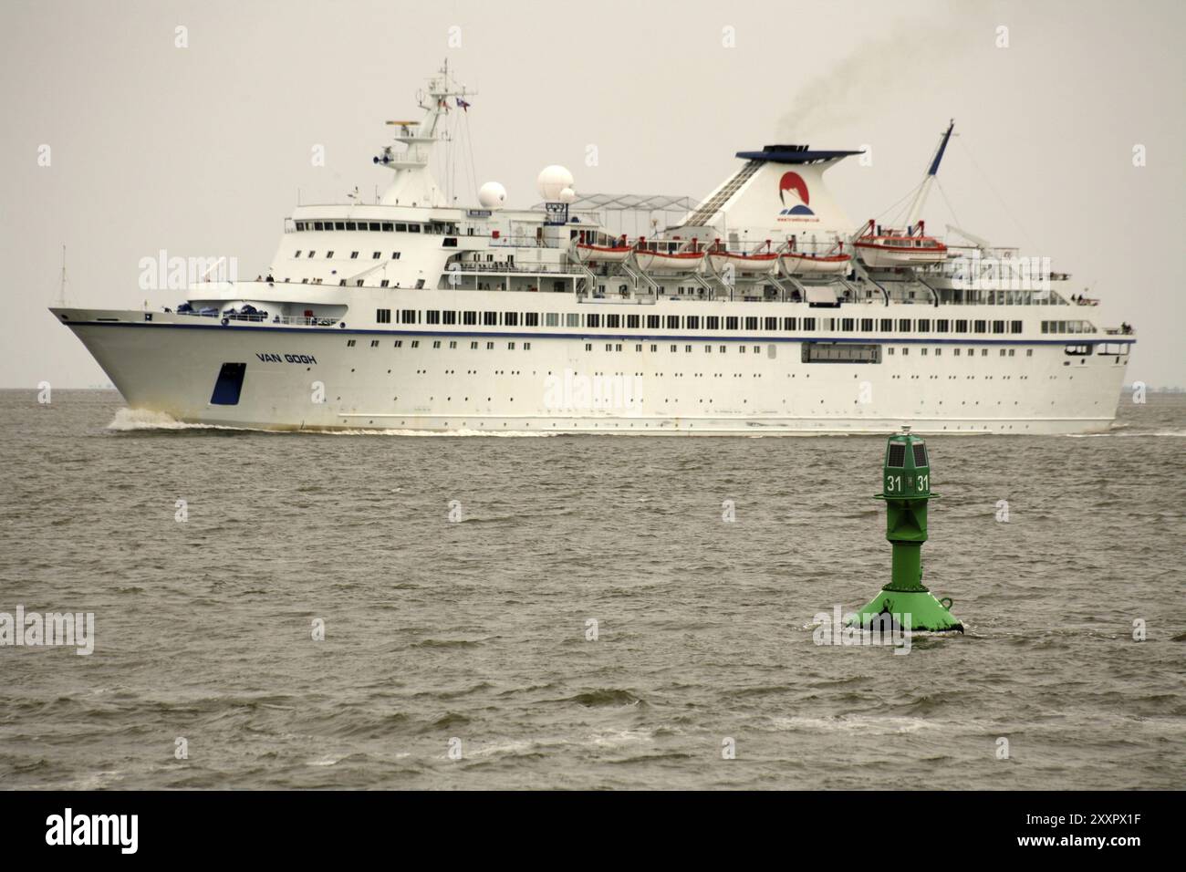 The cruise ship Van Gogh in the North Sea off Cuxhaven Stock Photo - Alamy